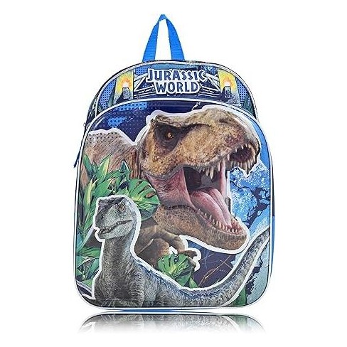 Jurassic World Boys Dinosaur And Raptor School Backpacks For Kids, 3d ...