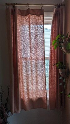 1pc Light Filtering Stitched Edge Window Curtain Panel - Threshold ...