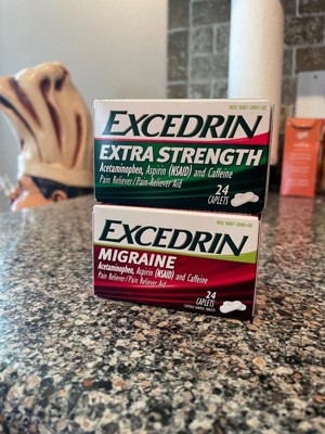 Excedrin Extra Strength Pain Reliever Caplets - Acetaminophen/aspirin ...