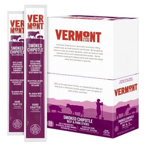 Snack Sticks By Vermont Smoke & Cure – Smoked Chipotle – Beef & Pork ...