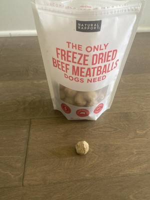 Natural Rapport The Only Freeze Dried Meatballs Dog Treats - 4oz : Target