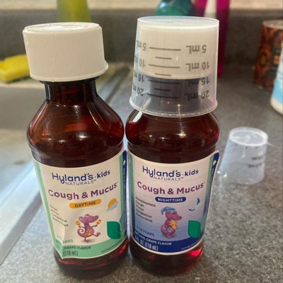 Hyland's Naturals Kids' Cough & Mucus Combo Pack Syrup - Grape - 8 Fl ...