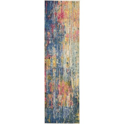 Nourison Celestial Ces14 Sunset Indoor Area Rug 2' X 6' : Target
