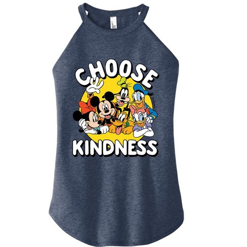 Women's - Disney - Choose Kindness Graphic High Neck Tank : Target