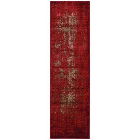 Nourison Karma Krm01 Red Area Rug 2'2" X 7'6" : Target