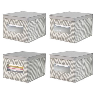 Mdesign Soft Fabric Child/kid Storage Organizer Box - 2 Pack : Target