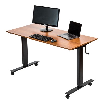 Stand Up Desk Store Crank Adjustable Two Tier Standing Desk With Heavy ...