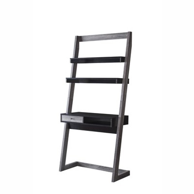 24 7 Shop At Home Holten Leaning Desk Space saving Wall Resting Modern Design With Drawer Shelves Target