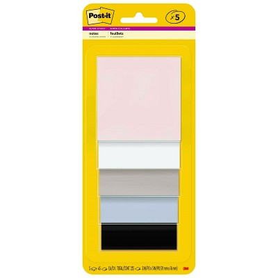 Post-it Notes 5pk Waterfall Simply Serene : Target