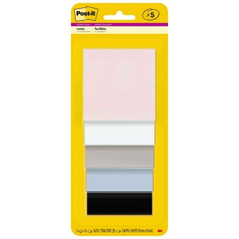 Post-it Notes 5pk Waterfall Simply Serene : Target