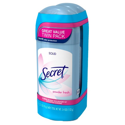 Secret PH Balanced Powder Fresh Wide Solid Antiperspirant And Deodorant ...