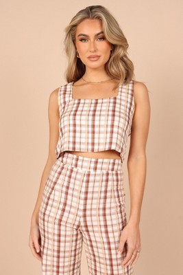 Petal And Pup Women's Anita Cropped Top - Beige L : Target