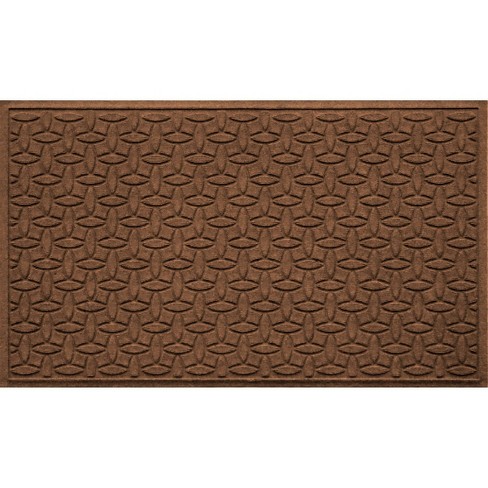 3'x5 Aqua Shield Elipse Indoor/outdoor Door Mat Dark Brown - Bungalow ...