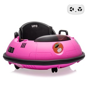 12V Kids Bumper Car with Remote Control, 360¡ã Spin Wheels, Dual ...