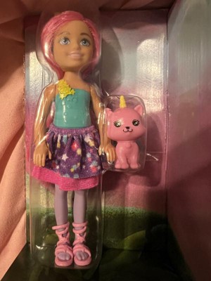 Barbie Dreamtopia Chelsea Doll Nurturing Fantasy Playset And Pet Kitten ...