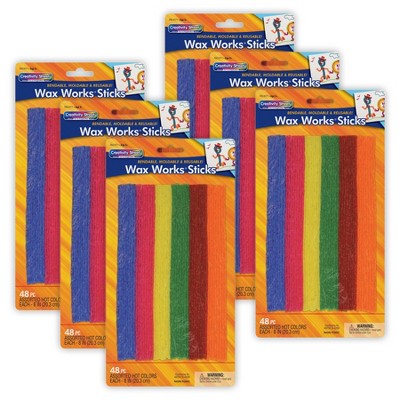 Wikki Stix, Primary Colors, 8", 48 Per Pack, 3 Packs : Target