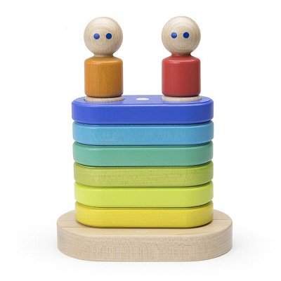 Bigjigs Toys Wooden Forest Stacker : Target