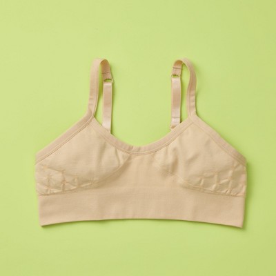 Girls' 3pk Favorite Double-layered, High-quality Seamless Bra With ...