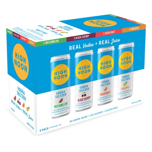 High Noon Sun Sips Hard Seltzer Variety Pack - 8pk/355ml Cans : Target