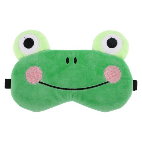 Unique Bargains Soft Cartoon Sleep Mask Frog Smiling Green 1 Pc : Target