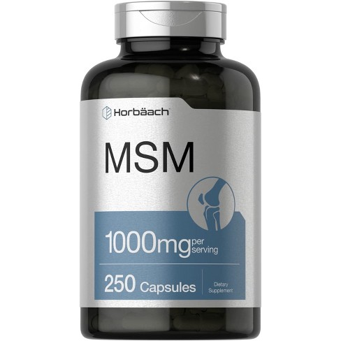 Horbaach Msm Supplement 1000mg | 250 Capsules : Target