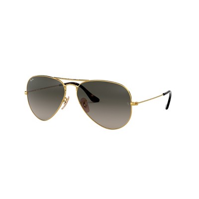 Ray-ban Rb3025 58mm Aviator Adult Pilot Sunglasses Grey Gradient Lens ...