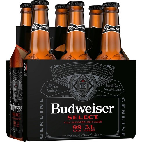 Budweiser Select Beer - 6pk/12 Fl Oz Bottles : Target