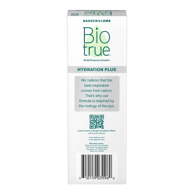 Biotrue Hydration Plus Contact Lens Solution - 4 Fl Oz : Target