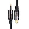 Fospower Gold Plated Toslink Male To Mini Toslink Male Cable - Black ...