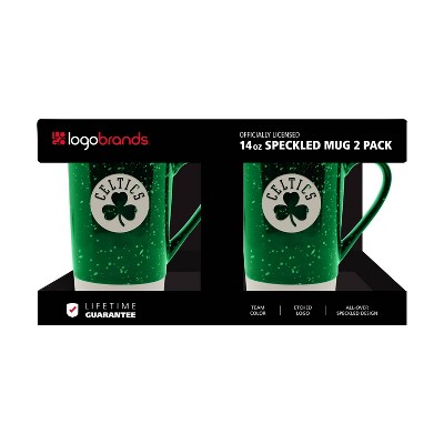 Nba Boston Celtics 14oz Speckled Mug - 2pk : Target