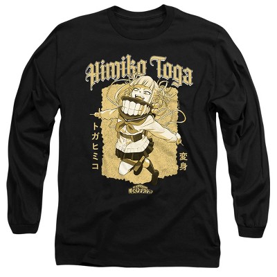 Men's My Hero Academia Hard Rock Himiko Toga Long Sleeve T-Shirt : Target