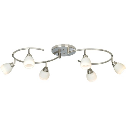 Pro Track Mini S-wave 6-head Led Ceiling Track Light Fixture Kit Spot ...