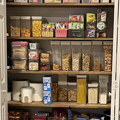 5.8c Tall Square Plastic Food Storage Container - Brightroom: Stackable ...