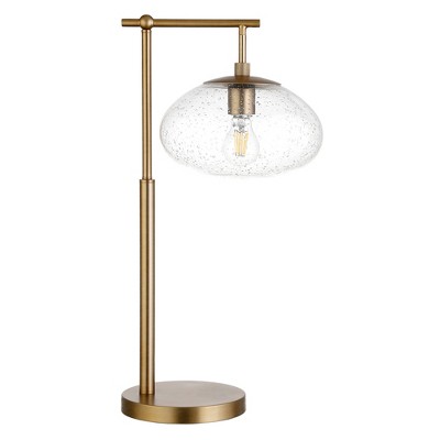 Hampton & Thyme 21" Tall Globe And Stem Table Lamp With Round Glass ...