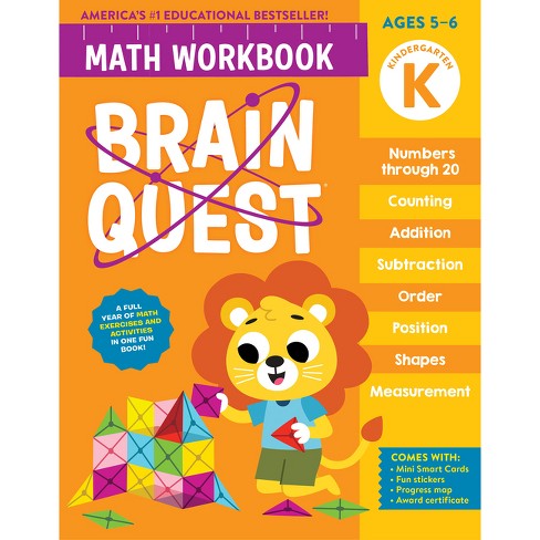 Brain Quest Math Workbook: Kindergarten - (brain Quest Math Workbooks ...