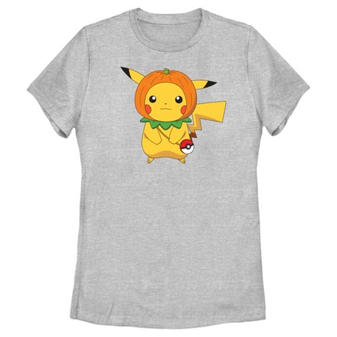 Women's Pokemon Halloween Pumpkin Pikachu T-shirt : Target