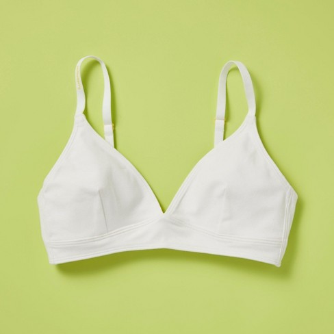 Yellowberry Girls' Triangle Full-coverage Bra With Convertible Straps ...