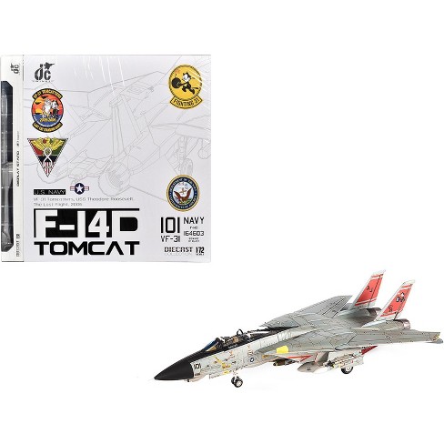 Grumman F-14d Tomcat Fighter Aircraft "uss Theodore Roosevelt, The Last ...