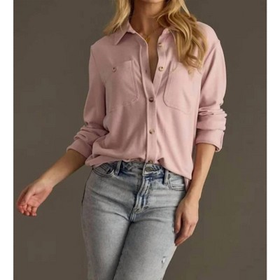 Women's Super Soft Button Front friend Shirts - Panache XL : Target