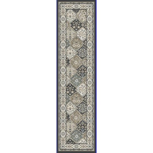 Yazd 8471 Grey/ivory 2x7.7 Runner : Target