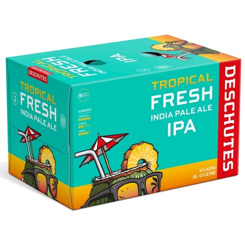 Deschutes Tropical Fresh Ipa - 6pk/12 Fl Oz Cans : Target