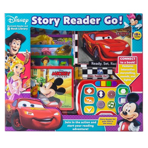 Disney Story Reader Go! 8-book Library And Electronic Reader Sound Book ...