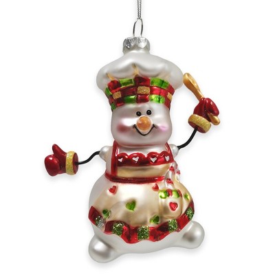 Old World Christmas 2.5 Inch Chef's Hat Toque Cook Food Tree Ornaments ...