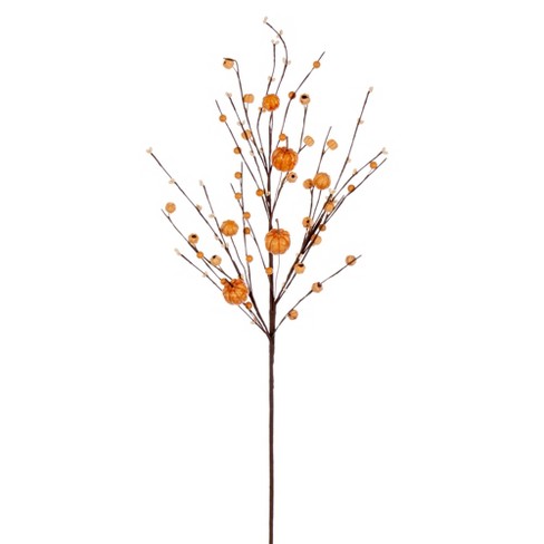 Vickerman 32" Artificial Pumpkin Berry Spray : Target