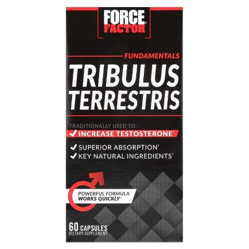Force Factor, Tribulus Terrestris, Testosterone Booster 1,000 Mg (per ...