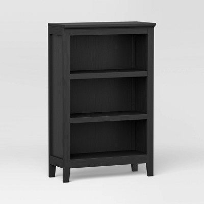 72" Carson 5 Shelf Bookcase With Doors Black - Threshold™ : Target