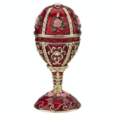 Design Toscano The Rosette Rose Romanov Style Enameled Egg : Target