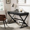 Gilbert Desk - Weathered Black - Safavieh : Target