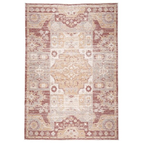 Obeetee Plaza Medallion Woven 2'x3' Indoor/outdoor Area Rug : Target