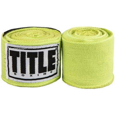 Title Boxing 180" Semi Elastic Mexican Handwraps - Lime Green : Target